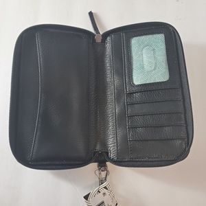 The Sak | Bags | Nwt The Sak Black Leather Wristlet Wallet | Poshmark